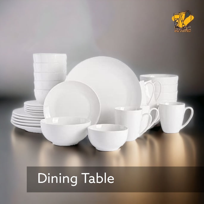 Glazed Chinaware | Dining Table – The Arts Supplies Company